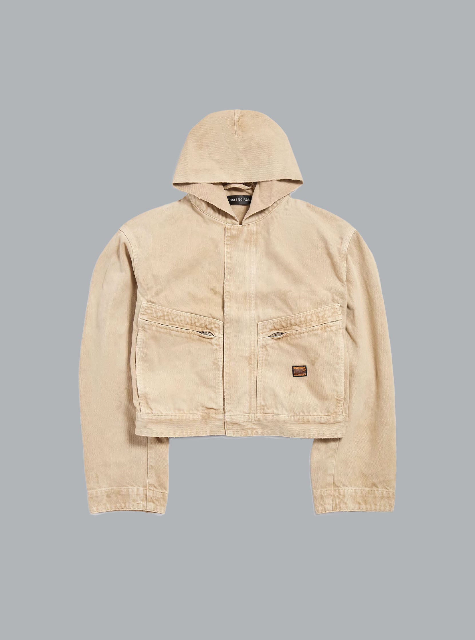 Bio Organic Denim Workwear Jacket · Balenciaga · PL-LINE · Luxury ...