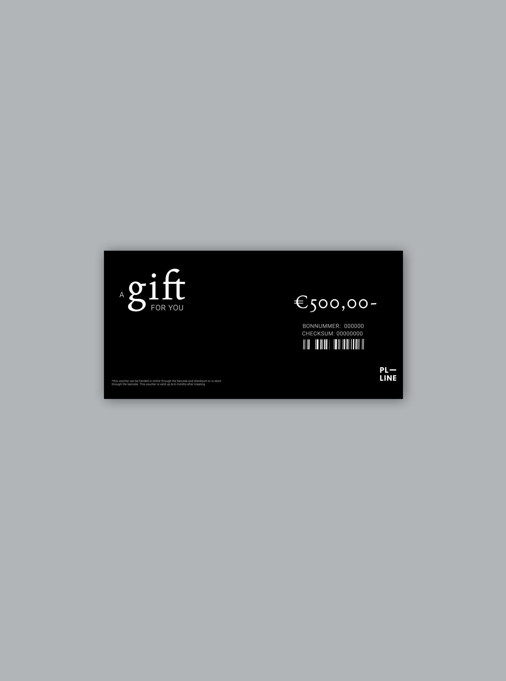 Pl-line Gift Card · Pl-line · PL-LINE · Luxury fashion boutique for men ...